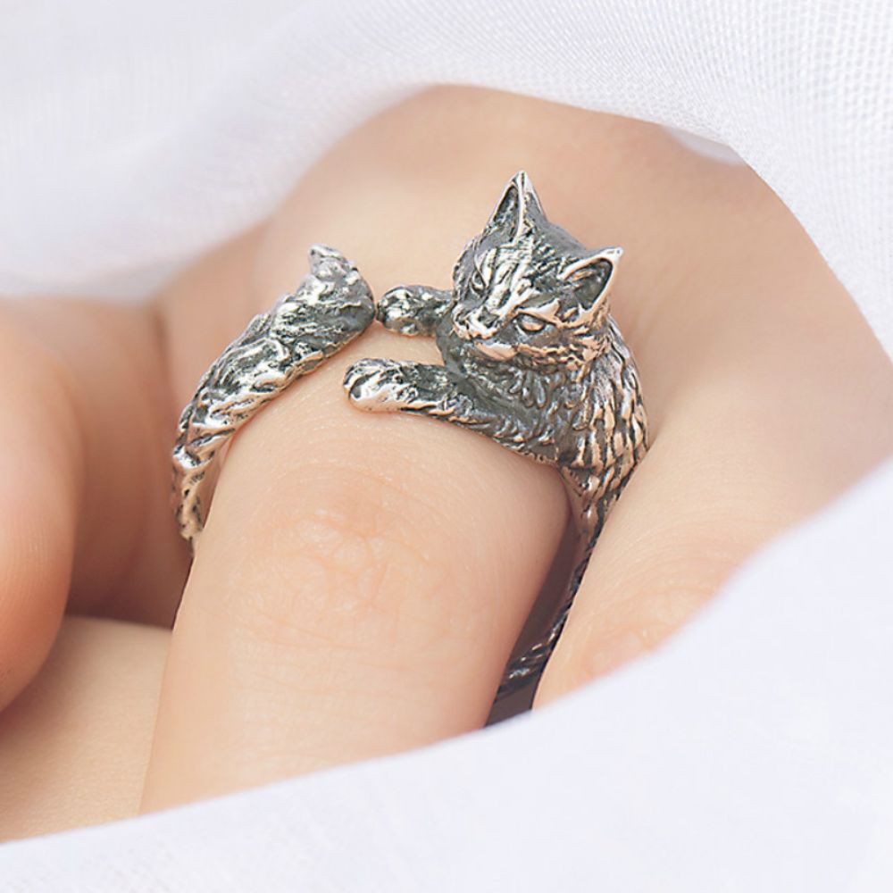 HUGGING FELINE RING (ADJUSTABLE) – Ashlen