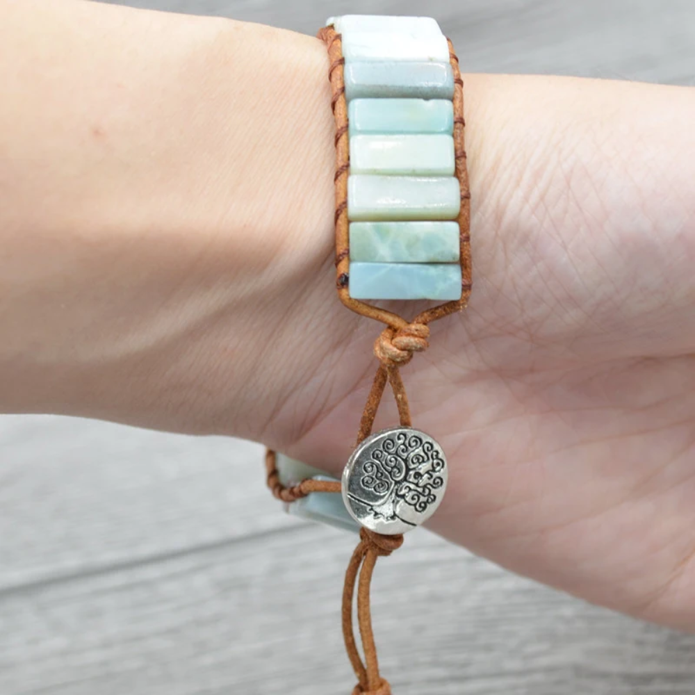 AMAZONITE BRACELET (ADJUSTABLE) – Ashlen