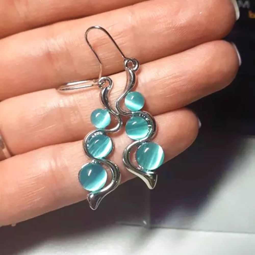 BLUE DROPLETS EARRINGS (PAIR) – Ashlen