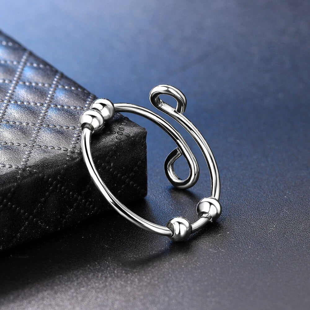 ANXIETY BEAD RING (ADJUSTABLE) – Ashlen