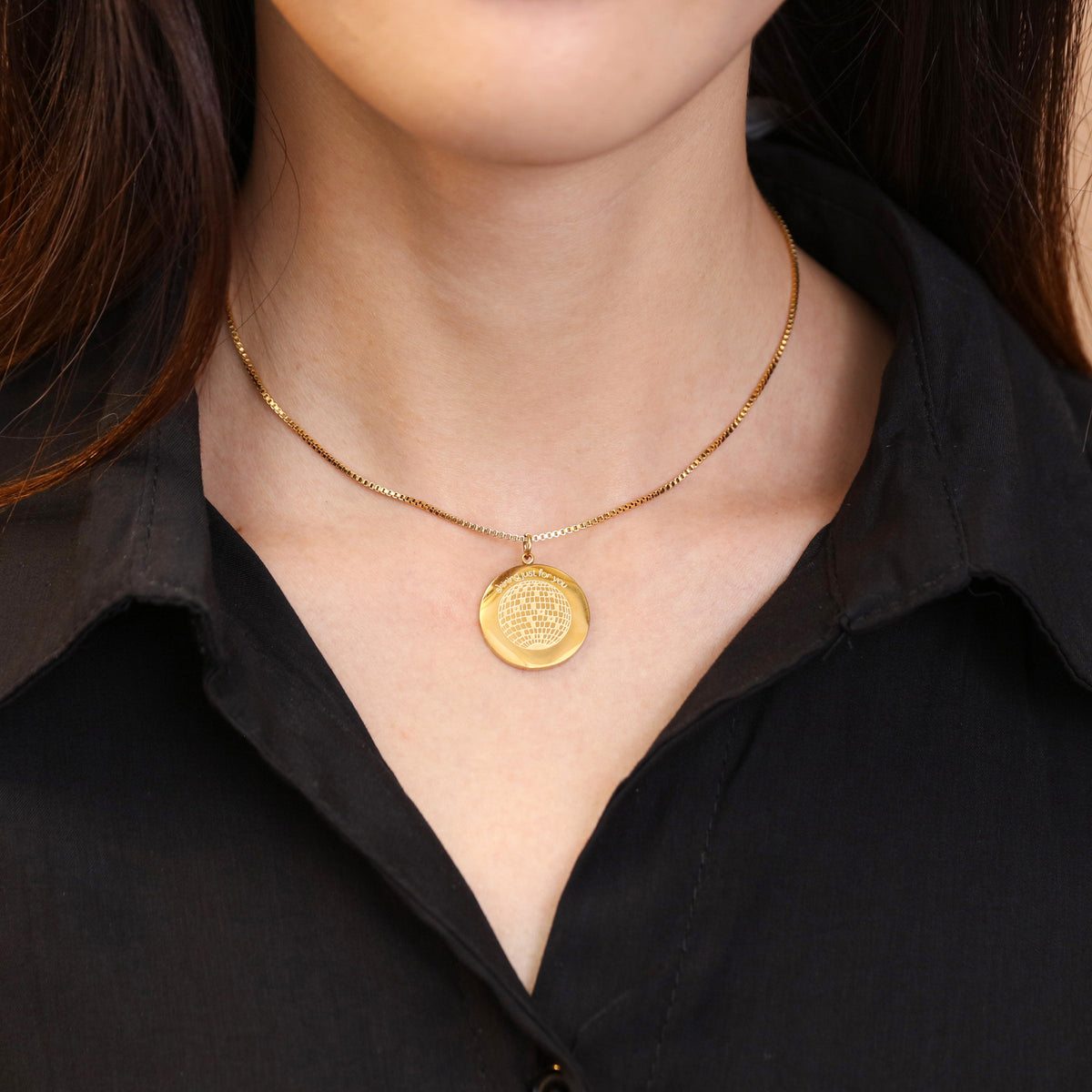 DISCOBALL NECKLACE – Ashlen