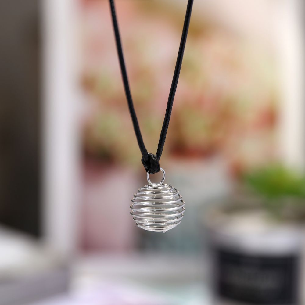 SPIRAL CAGE PENDANT NECKLACES – Ashlen
