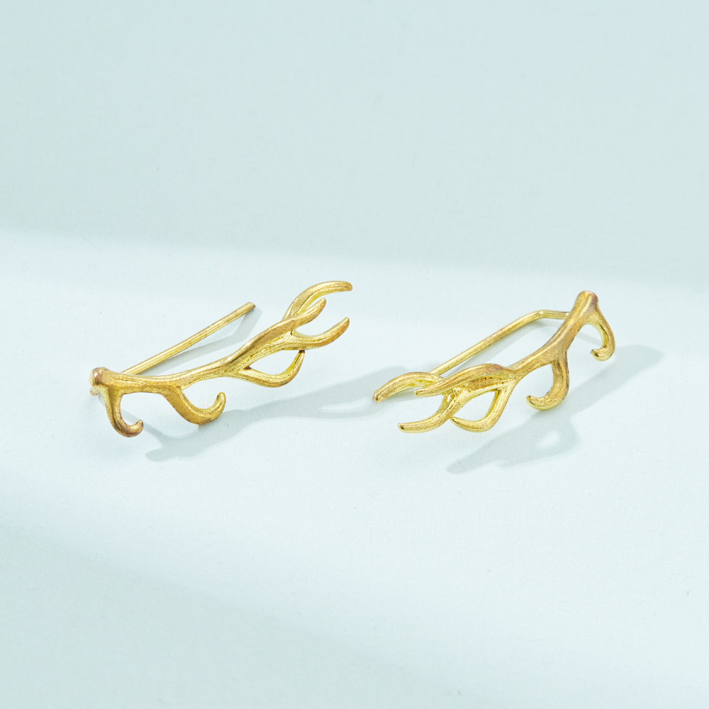 ANTLER EAR CUFFS PAIR