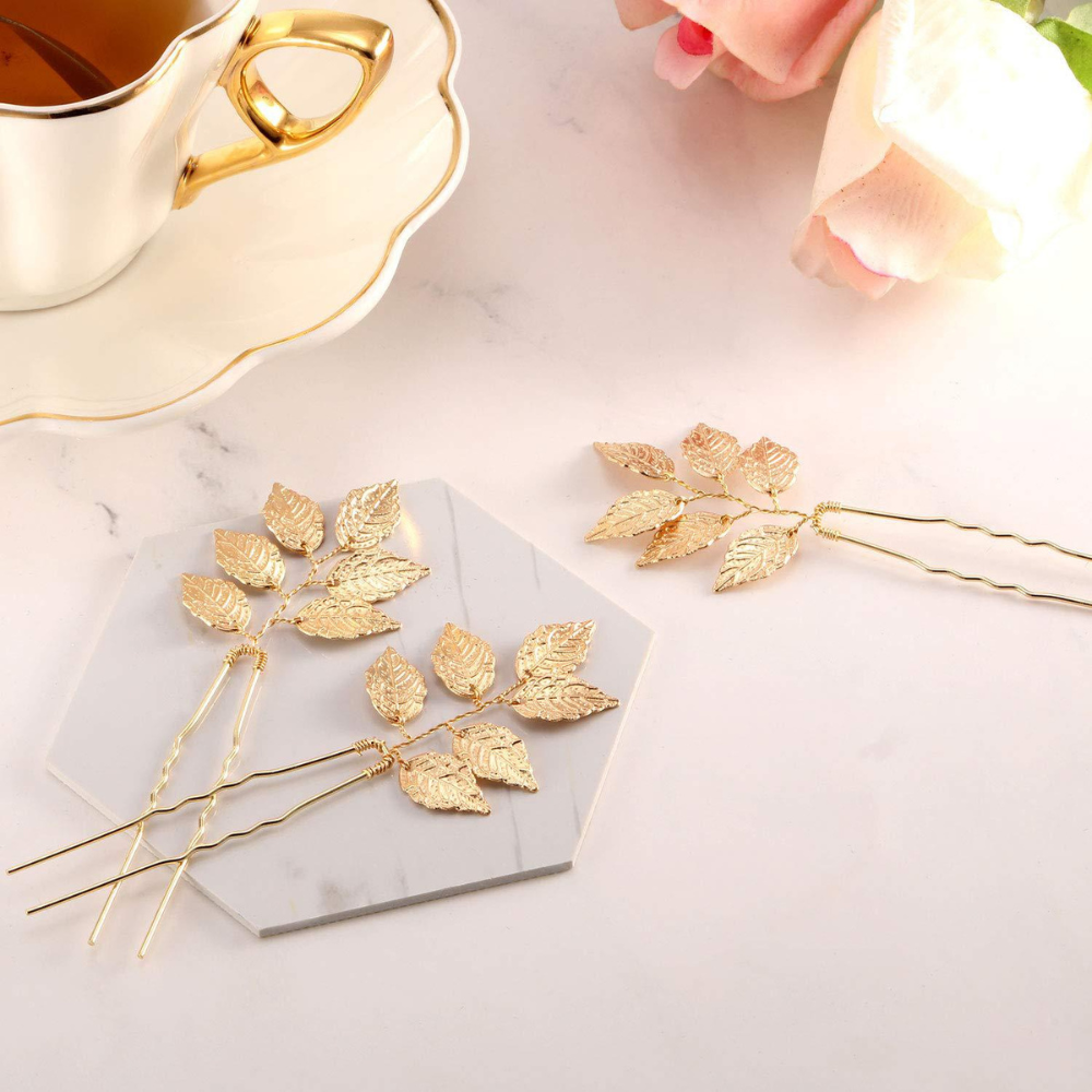 BOHO GOLD LEAF HAIR ACCESSORIES – Ashlen