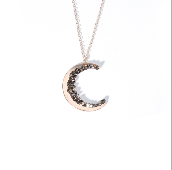CRYSTAL MOON NECKLACE – Ashlen